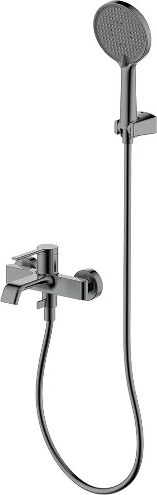 Смеситель для ванны и душа AQUAme Asti AQM6412GM серый