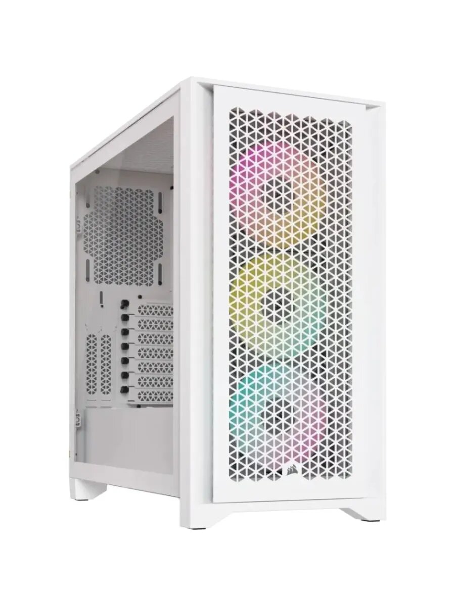 Корпус iCUE 4000D RGB Airflow CC-9011241-WW белый