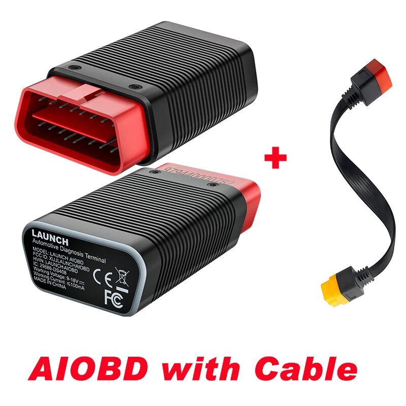 Новинка: Bluetooth-адаптер X431 AIOBD с полным набором функций OBD2, AIOBD with Cable
