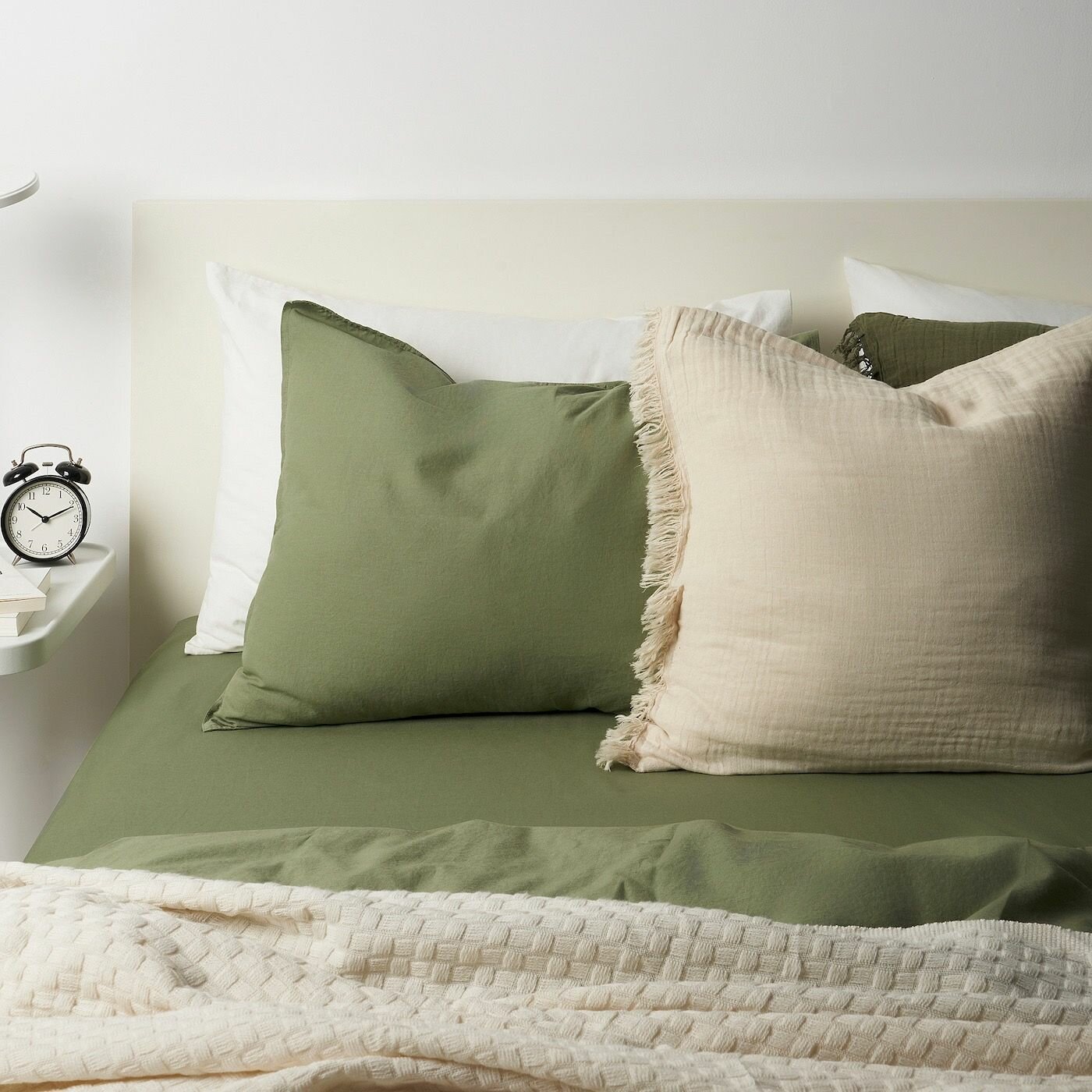 IKEA Простыня на резинке DVALA, 90x200 см