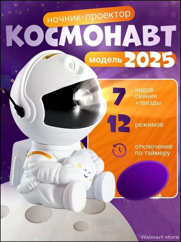 Гобо-проектор "Ночникастронавт", для создания атмосферы, пульт управления