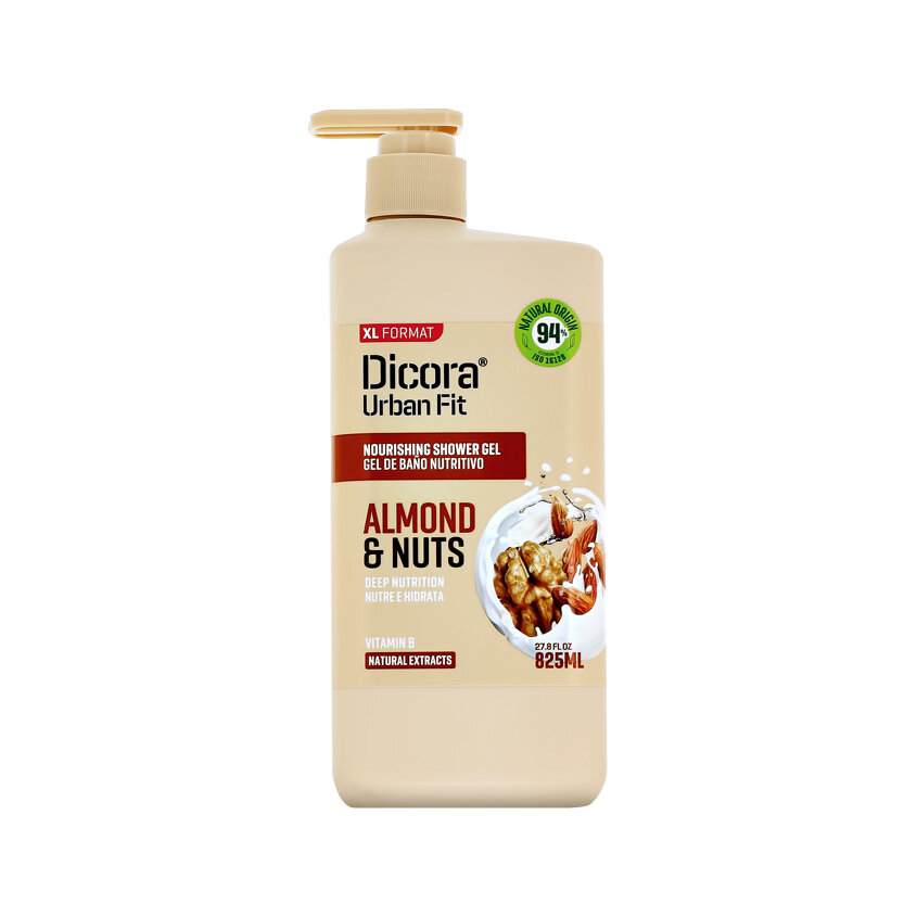 Гель для душа DICORA URBAN FIT Миндаль 825 мл