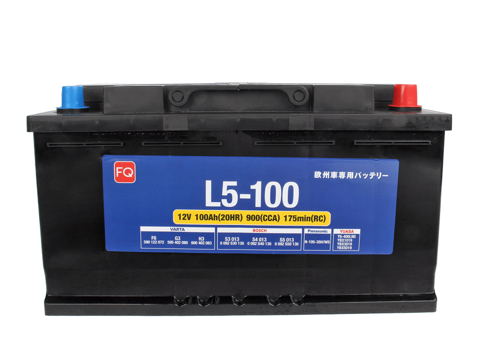 Аккумуляторная батарея FQ 6СТ100 обратная 41208