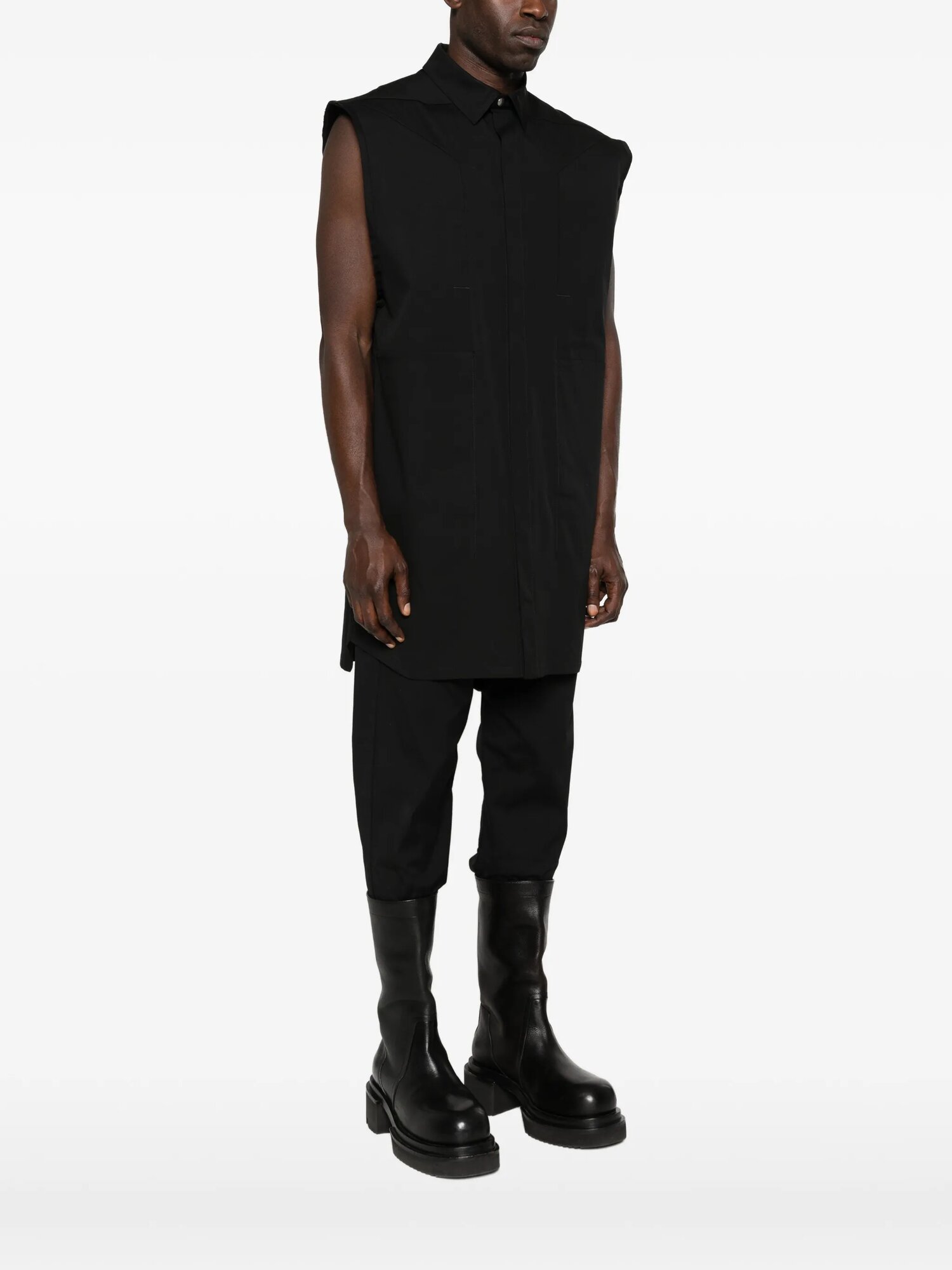 Рубашка Rick Owens Jumbo, размер 48, black / black — фото 1