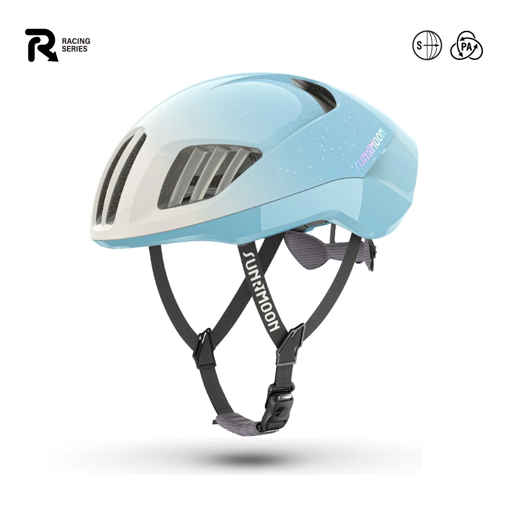 Sunrimoon TT-28 Starstream, шлем для велоспорта, Cyan Blue, M