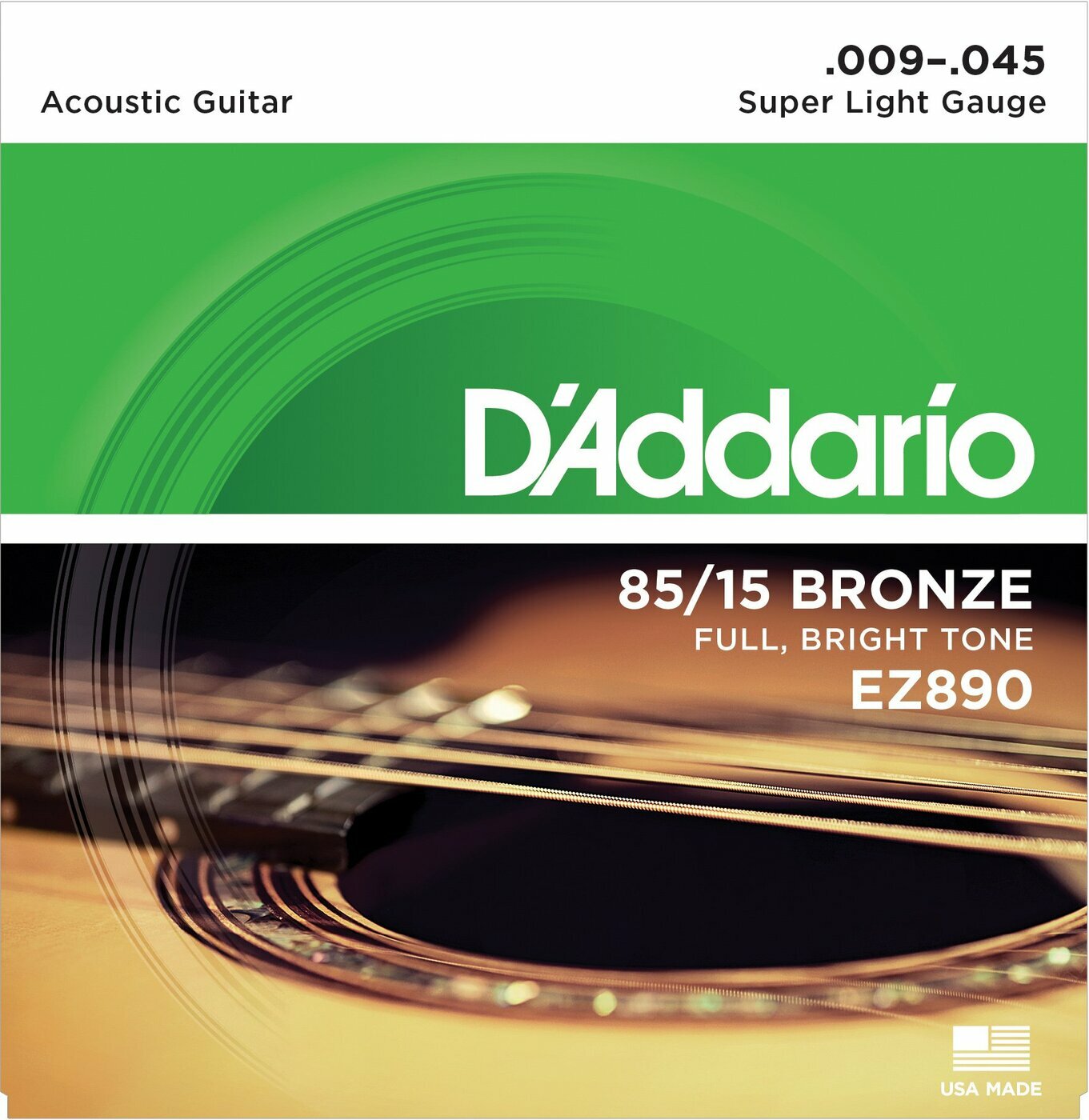 Струны для акустической гитары D'Addario EZ890