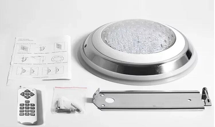 Подводный светильник для бассейна из нержавеющей стали RGB 12W-45W