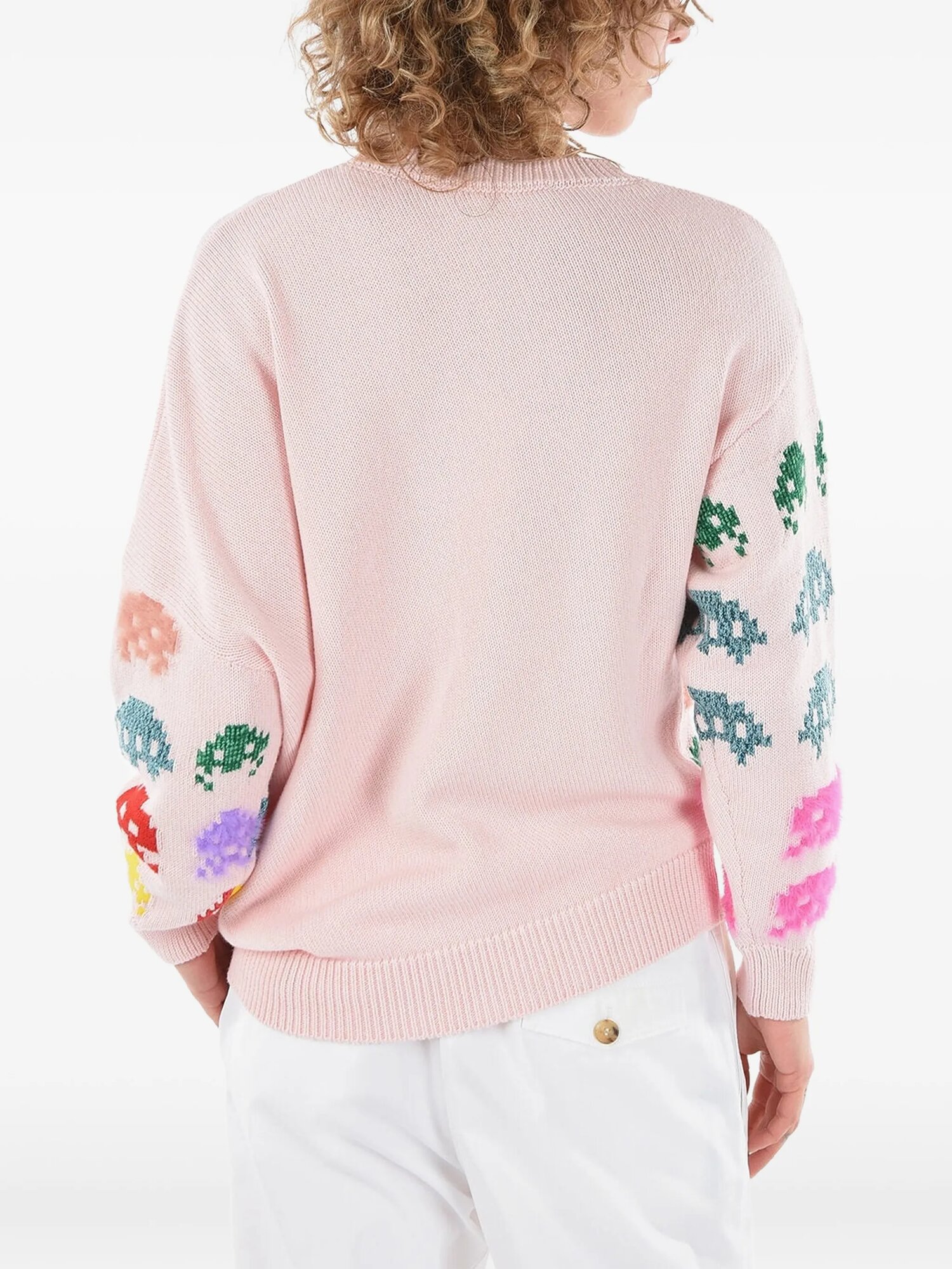Свитер Stella McCartney Embroidered asymmetric sweater, размер 34 — фото 1