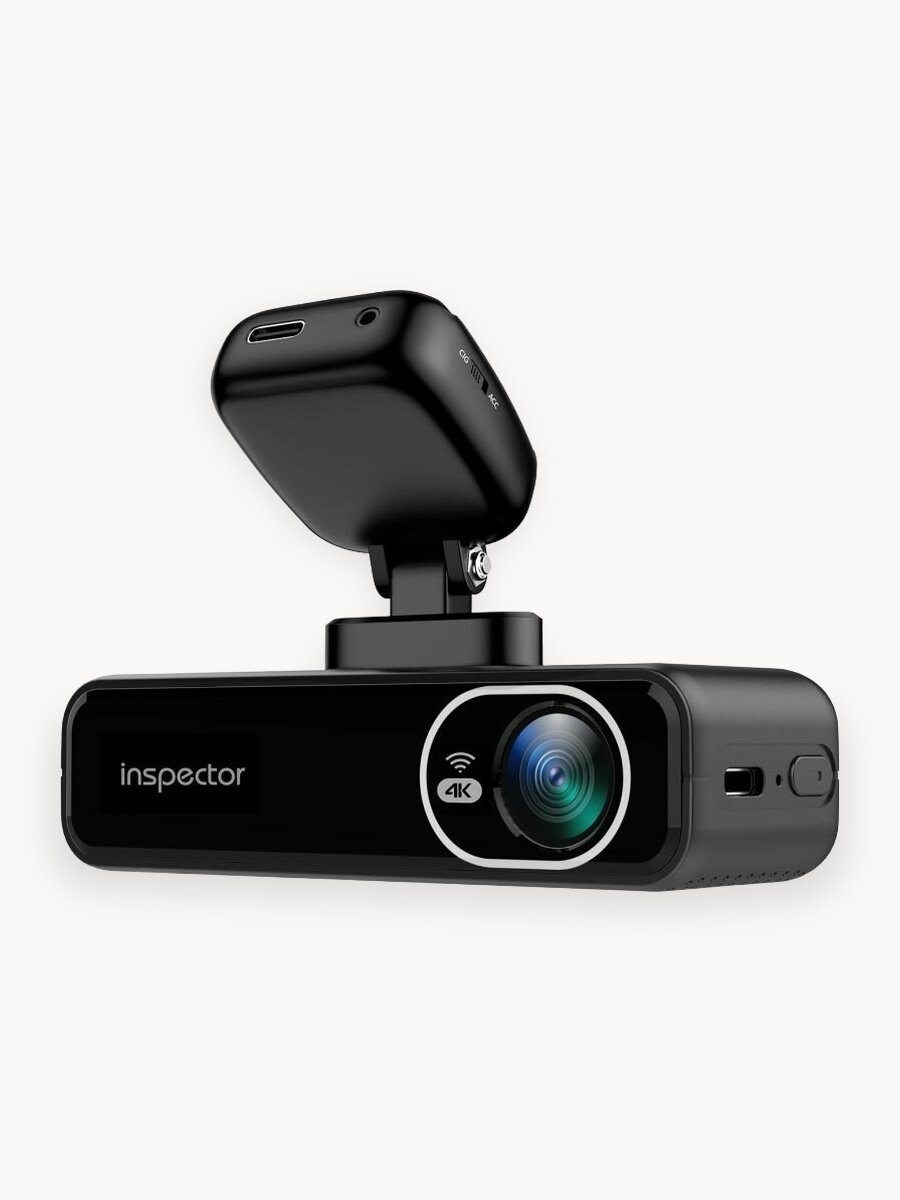 Видеорегистратор автомобильный INSPECTOR UHD-450 WiFi магнитное крепление вторая камера