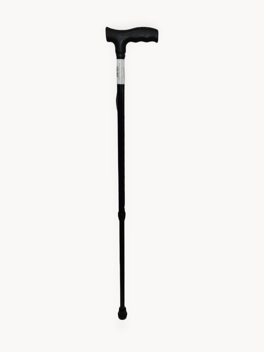 Трость опорная регулируемая по высоте с анатомической ручкой, с покрытием для пожилых людей и ходьбы