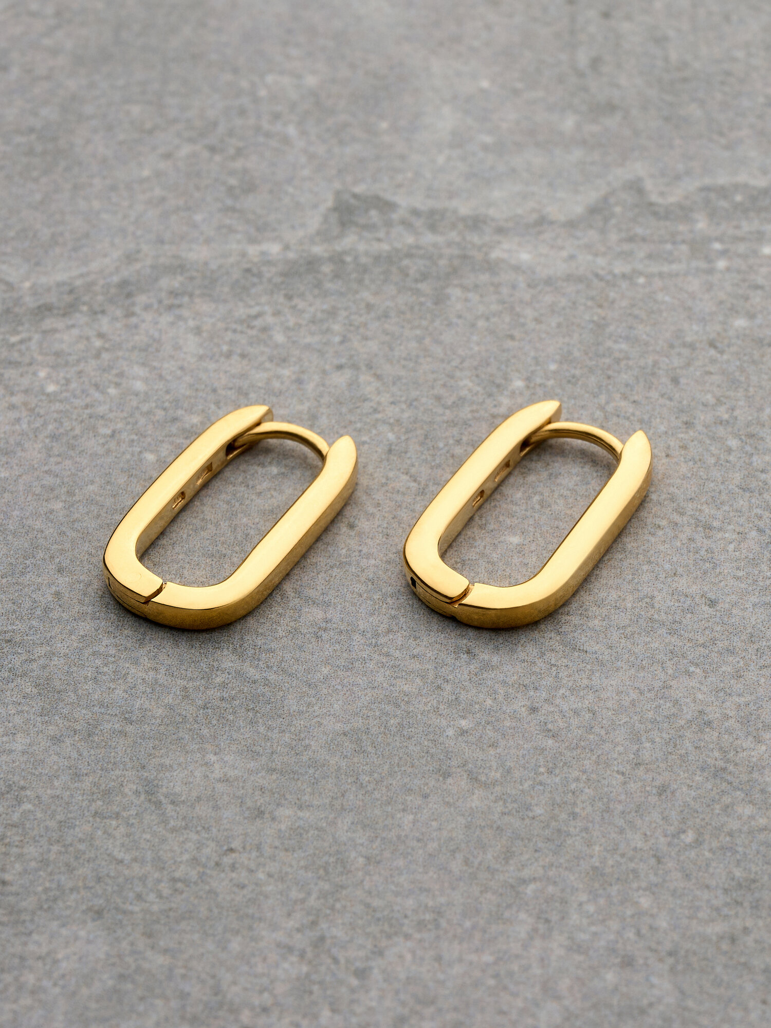 Серьги конго, серебро, 925 проба, золочение