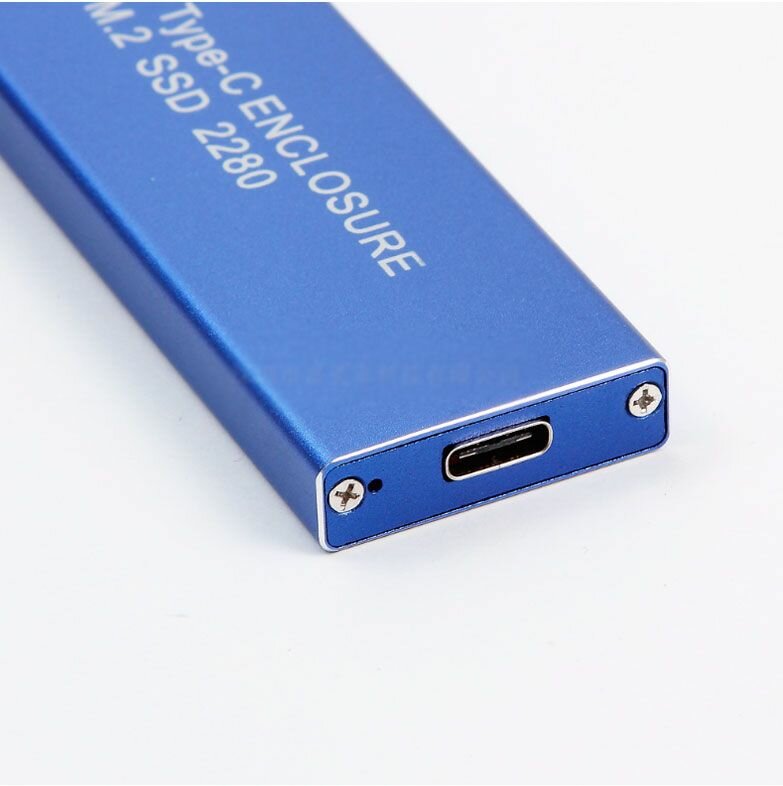 Корпус для M2 NGFF SSD синий — фото 1