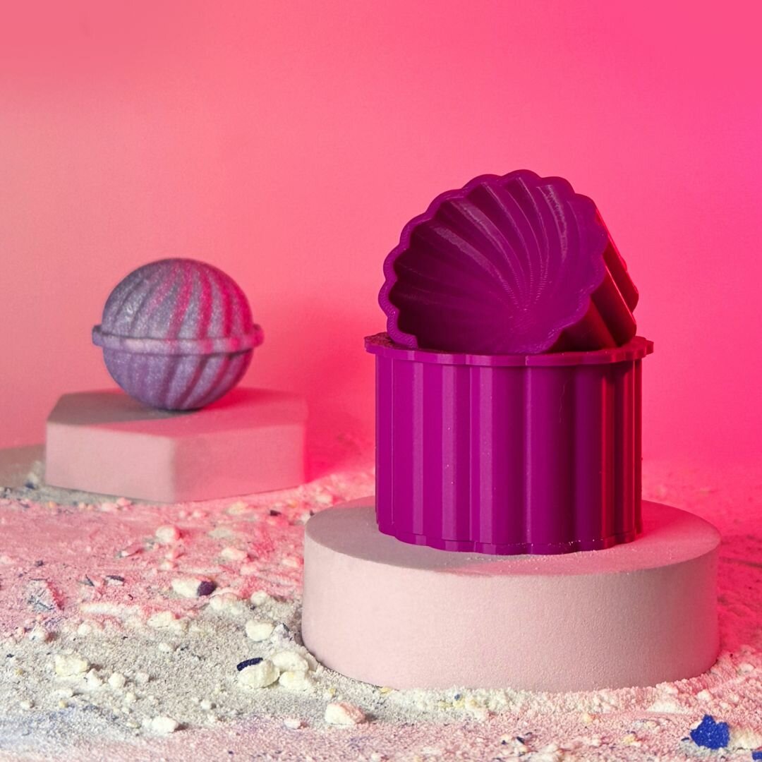 3D форма для бомбочек Зефирная сфера 7 см