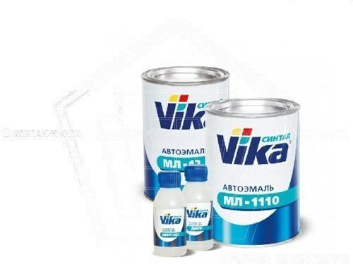 Автоэмаль вика мл-1110 (черная) 0,8 кг (601)