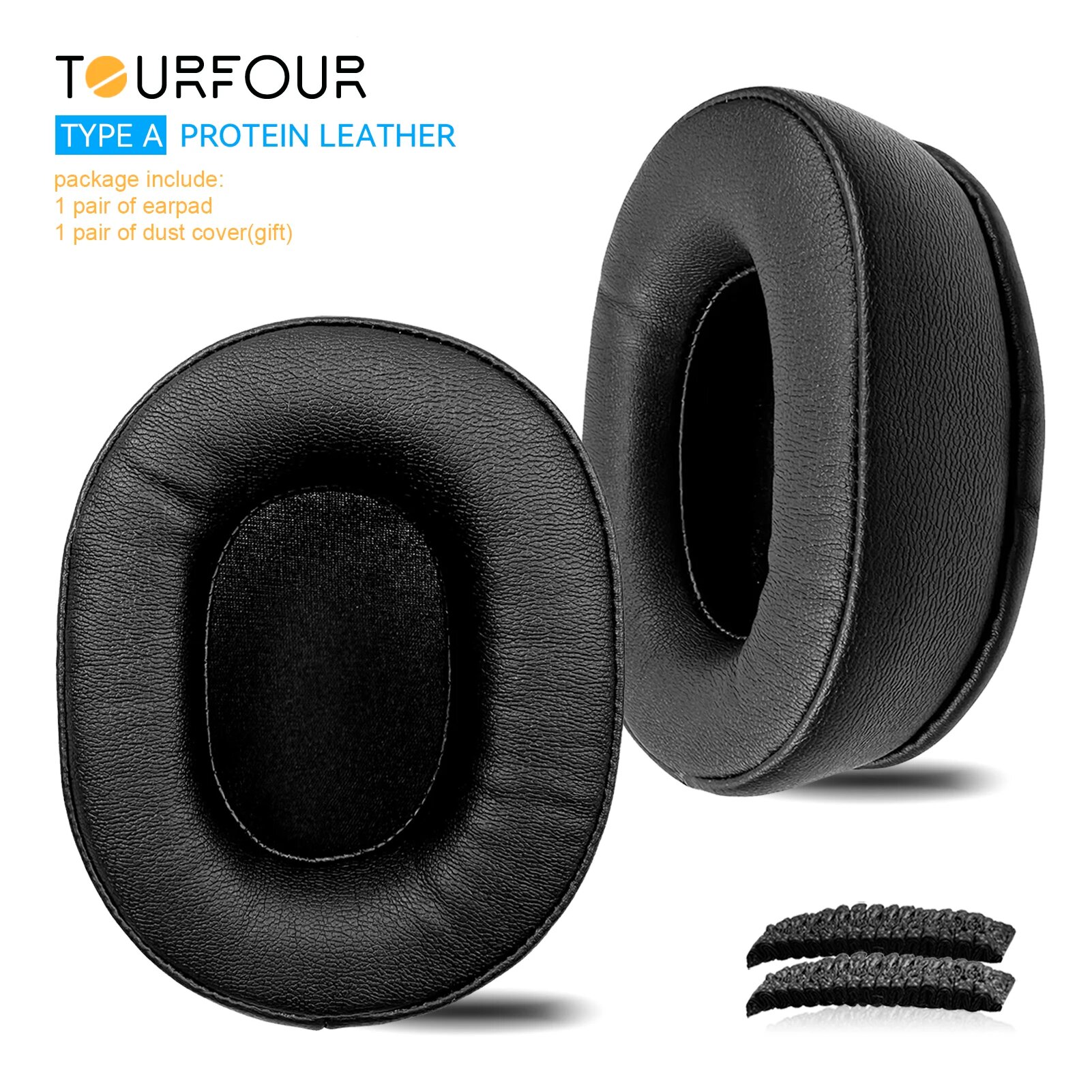 TOURFOUR Амбушюры для Steelseries Arctis Nova Pro Wire, Nova 7, Nova 3, Nova 1 typeA ProteinLeather