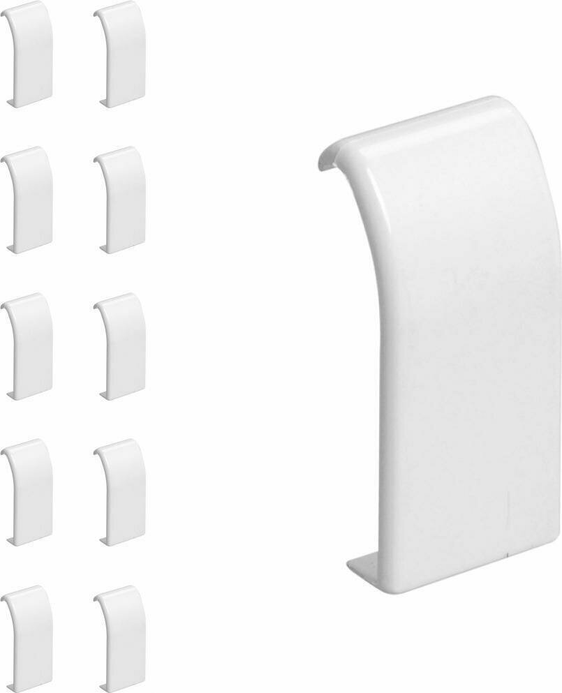 Соединитель на стык боковой IEK Праймер 100x40 белый (комплект из 10 шт)