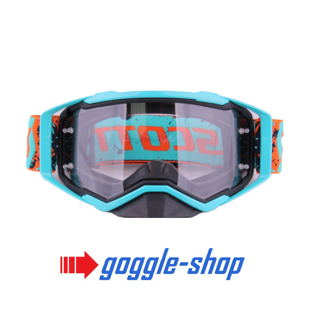 Мотоциклетные очки Scott C10, прозрачные, для верховой езды