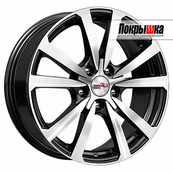 Диски литые IFREE Бэнкс 7.0х17/5х100 D67.1 ET45.0, Блэк Джек