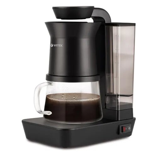 Кофеварка Vitek VT-8381, капельная, черный