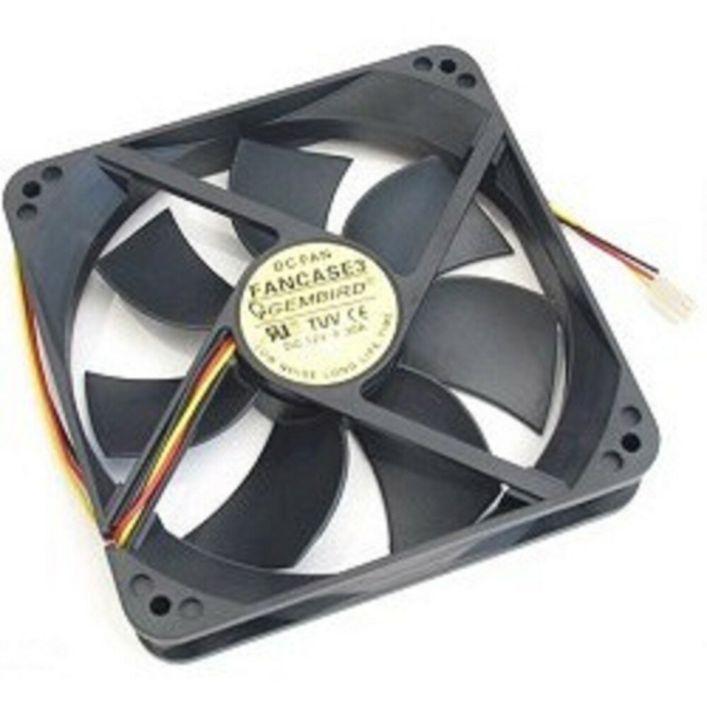 Корпусный вентилятор Gembird FANCASE3/BALL 2100RPM 120 x25 x120 мм, 1 шт.