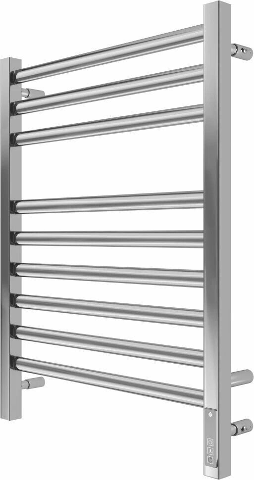 Полотенцесушитель электрический Terminus Енисей П9 4670078526281 700x530, ТЭН правый, хром