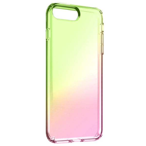 Чехол iPhone 7/8 Plus Rainbow 2 зелено-розовый