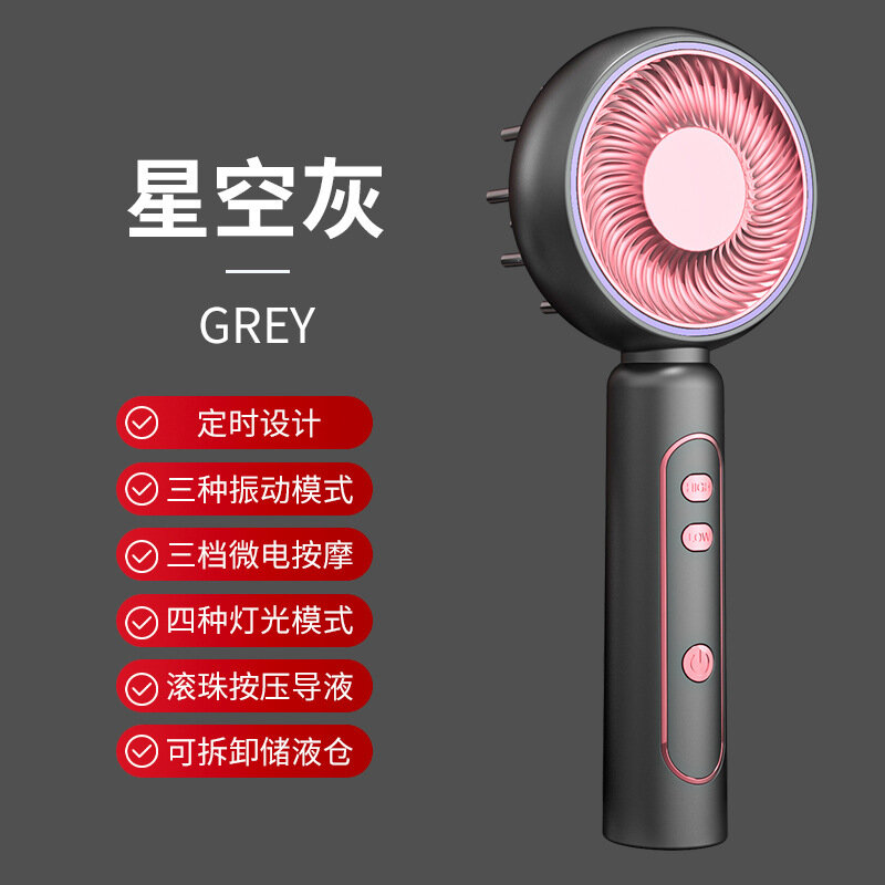 Массажная расческа "Red Light", для роста волос