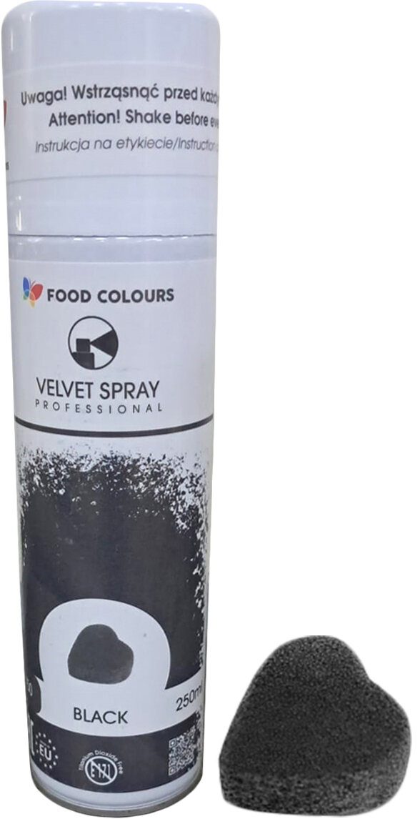 Аэрозоль шоколадный вельвет черный MIXIE, 250 мл. (Набор из 1 шт.)
