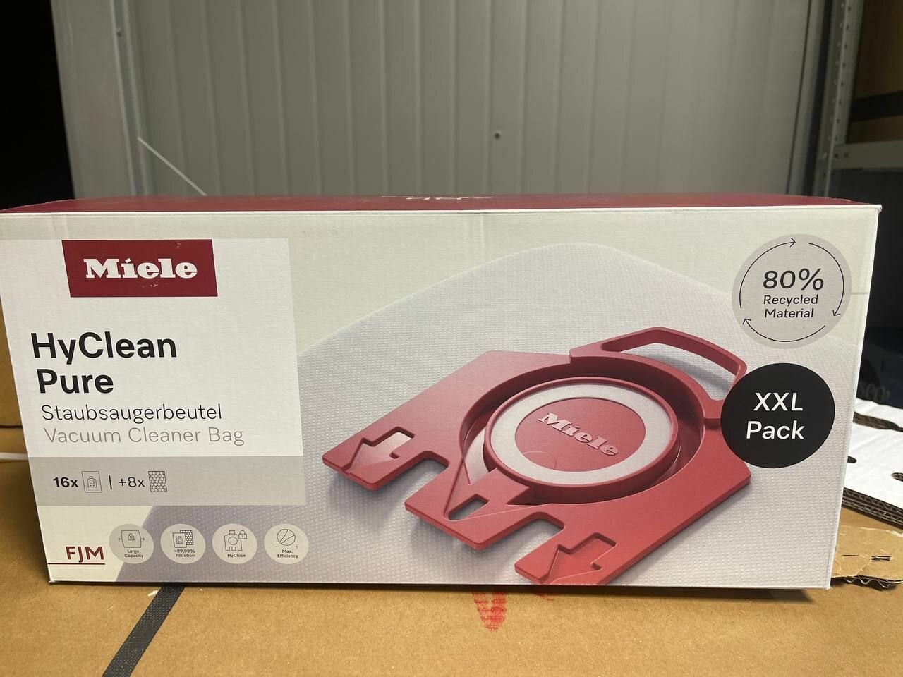 Комплект пылесборников Miele FJM HyClean Pure (16 мешков+8 фильтров)