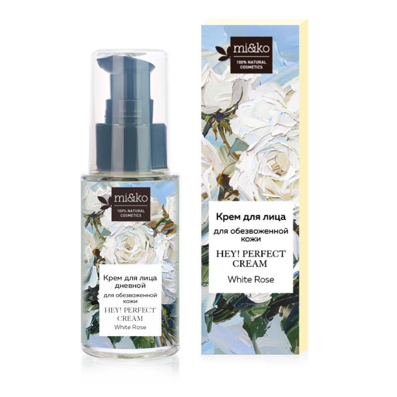 МиКо крем для обезвоженной кожи лица HEY! PERFECT CREAM White Rose 30 мл