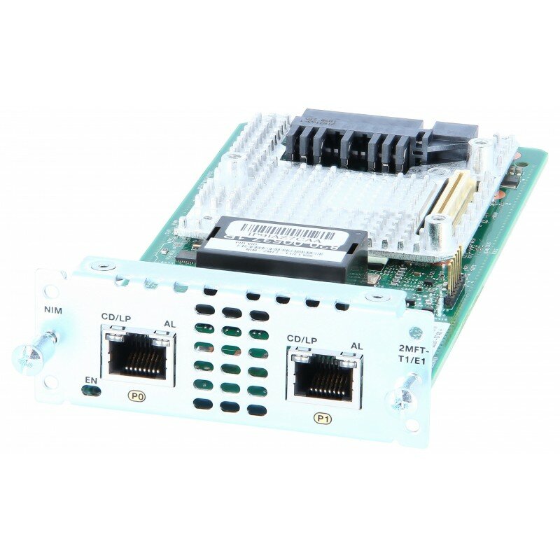 Модуль CISCO NIM-2MFT-T1/E1 2 port Multiflex Trunk Voice/Clear-channel Data T1/E1 Module — фото 1
