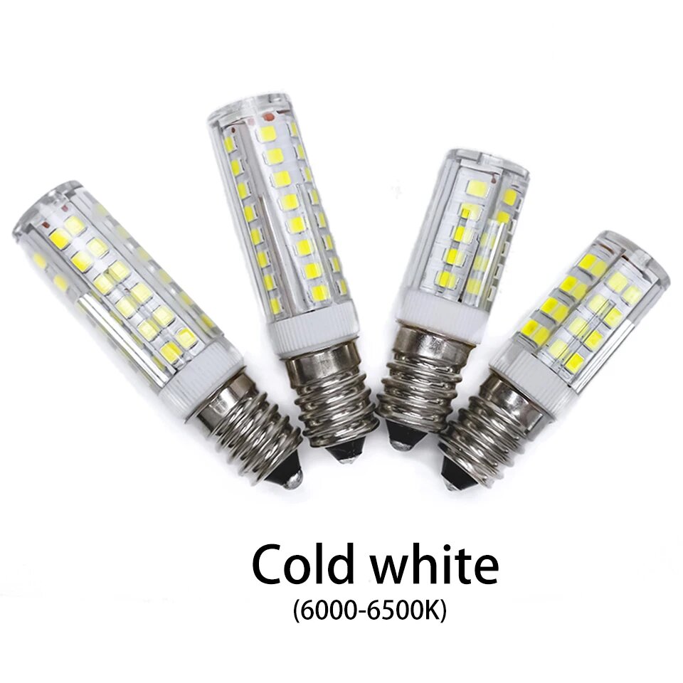 Светодиодная лампа THEBSE Е14 5-12Вт теплый белый, 4PCS, 9W 75LEDs