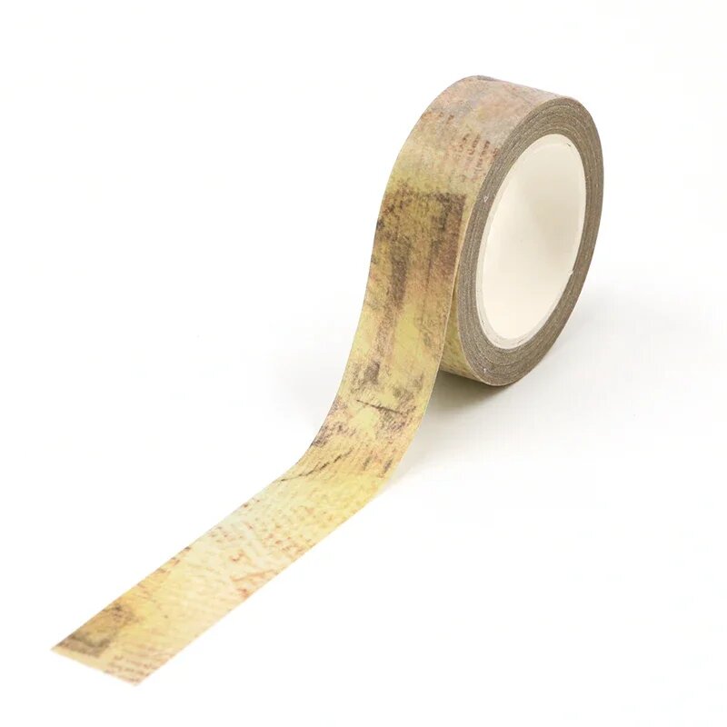 Новинка 1 шт. 10 м декоративные винтажные крафтовые штампы для газет карточки Маскировочная лента клейкие стикеры милый журнал канцелярские принадлежности