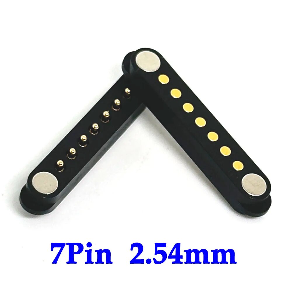 Магнитный разъем Pogo Pin LAJQTAO 2P-8P 7Pin 2.54mm