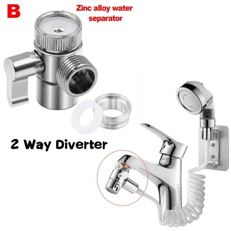 Латунный 3-ходовой переключатель для душа G1/2 2 Way Diverter-B