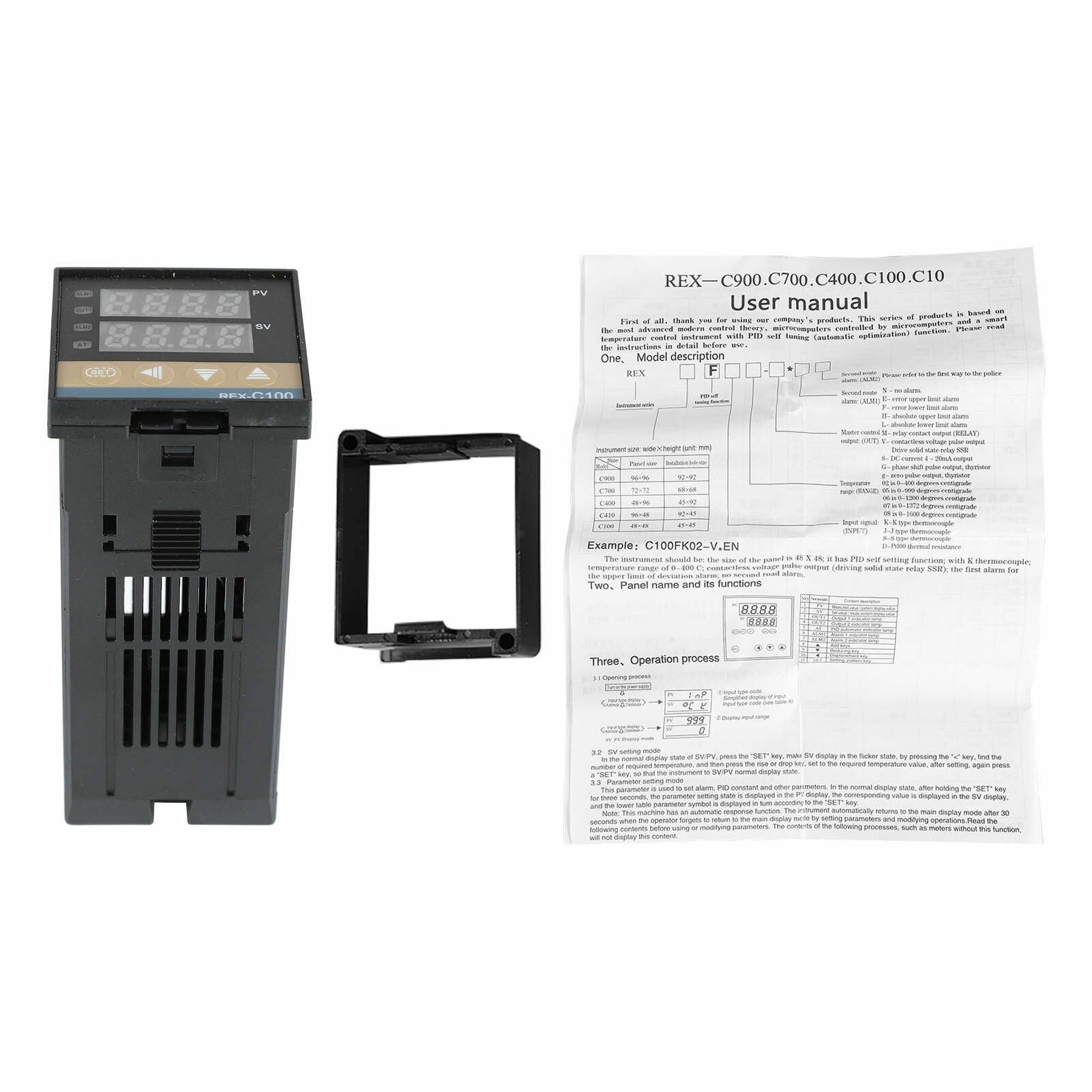 ПИД-регулятор температуры REX C100