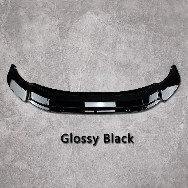 Передний бампер для VW Tiguan R Line 2020-2023, сплиттер для переднего бампера, Glossy Black