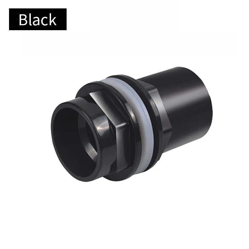 Соединитель для аквариума SgooHan ПВХ 20-50 мм Черный, Black, ID 50mm