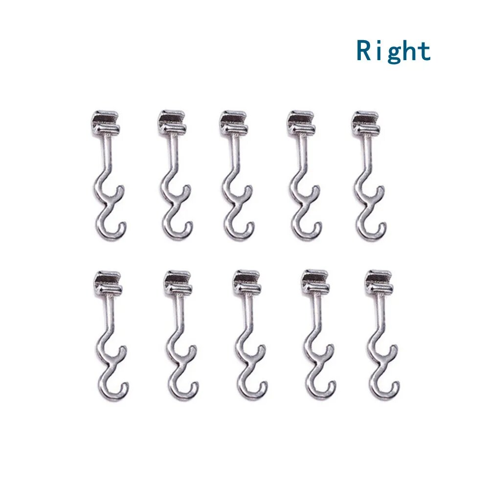 1 упаковка, стоматологическая ортодонтическая лингвальная кнопка, обжимной крючок, Double Hook Right