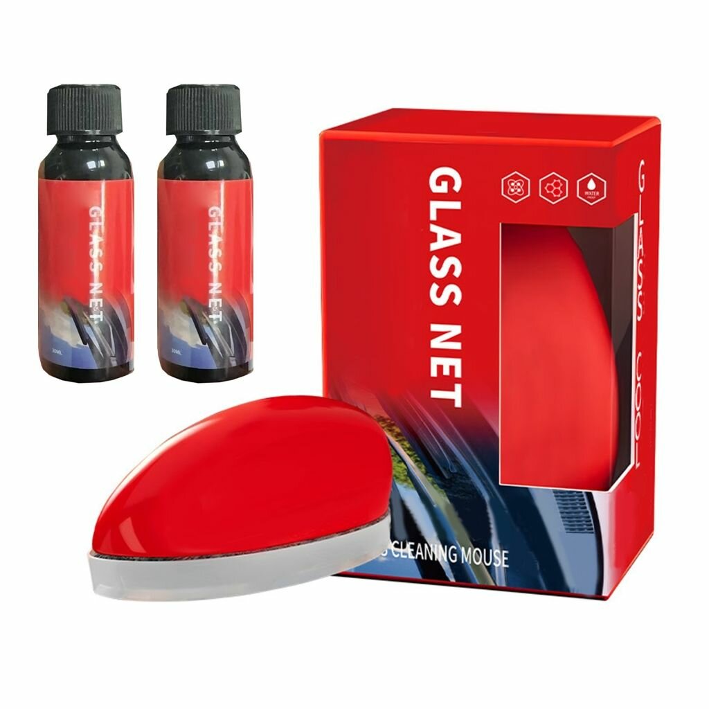 Автостекло с блеском и мышью в комплекте