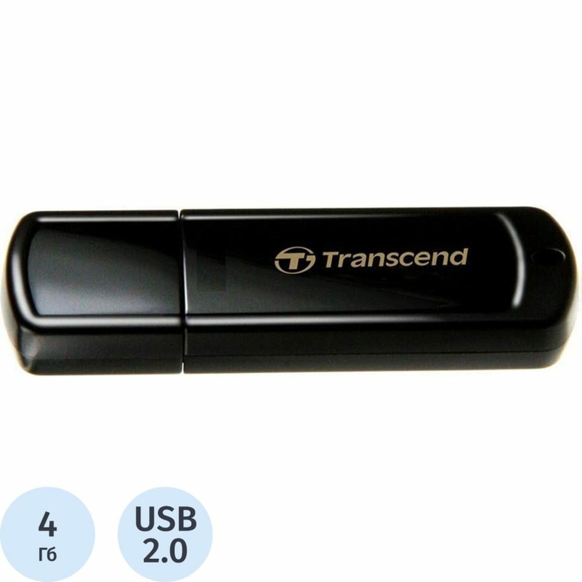 Флеш-память USB 4Gb Transcend Jetflash 350, черный (TS4GJF350), 25шт.