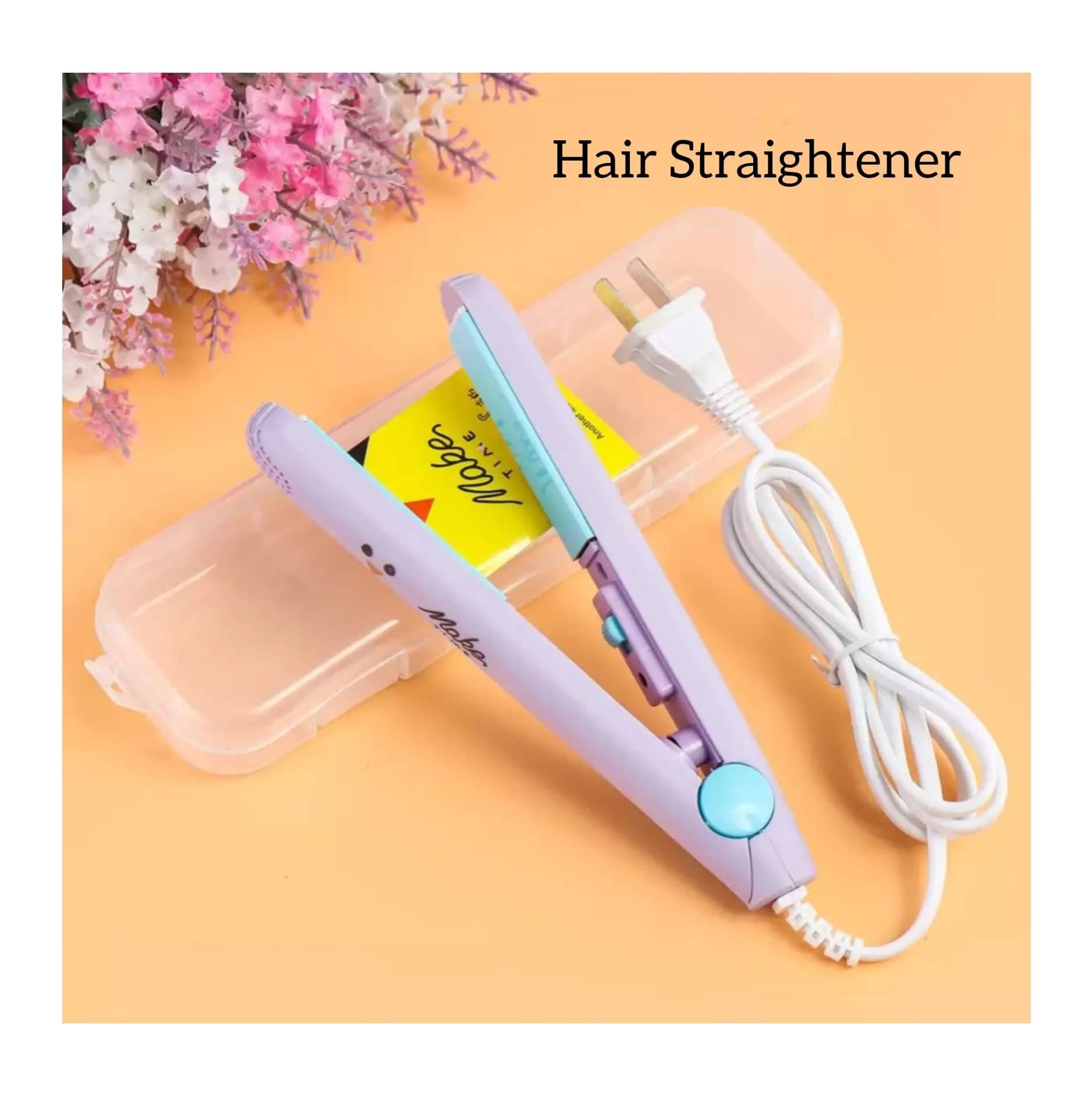 Мини-импортный выпрямитель для волос с дорожным футляром, прочный качественный выпрямитель для волос - косметические инструменты