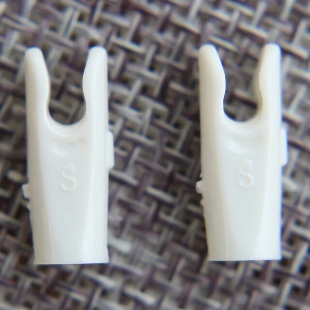 Наконечники для стрел 50 шт, карбоновые, размер L и S Белый, Solid white S