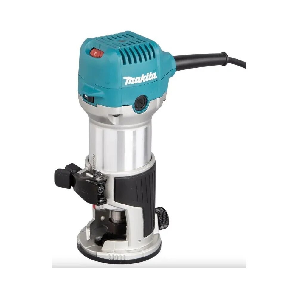 Кромочный фрезер Makita RT0702CX2 710 Вт с регулировкой оборотов, плавным пуском, комплектом сменных баз и сумкой