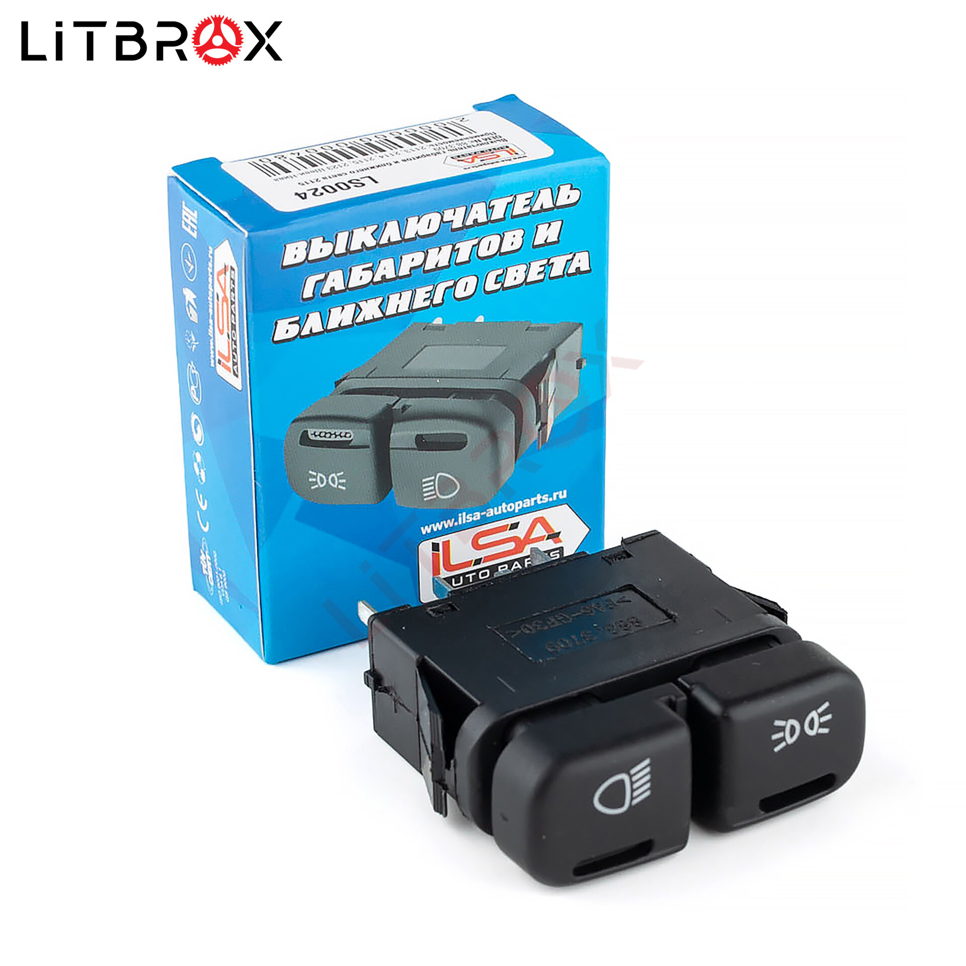Выключатель габаритов 'ILSA' ВАЗ LADA 2113-15, 2123 Chevrolet Niva / LS0024 / 88.3709; 21140-3709600-01