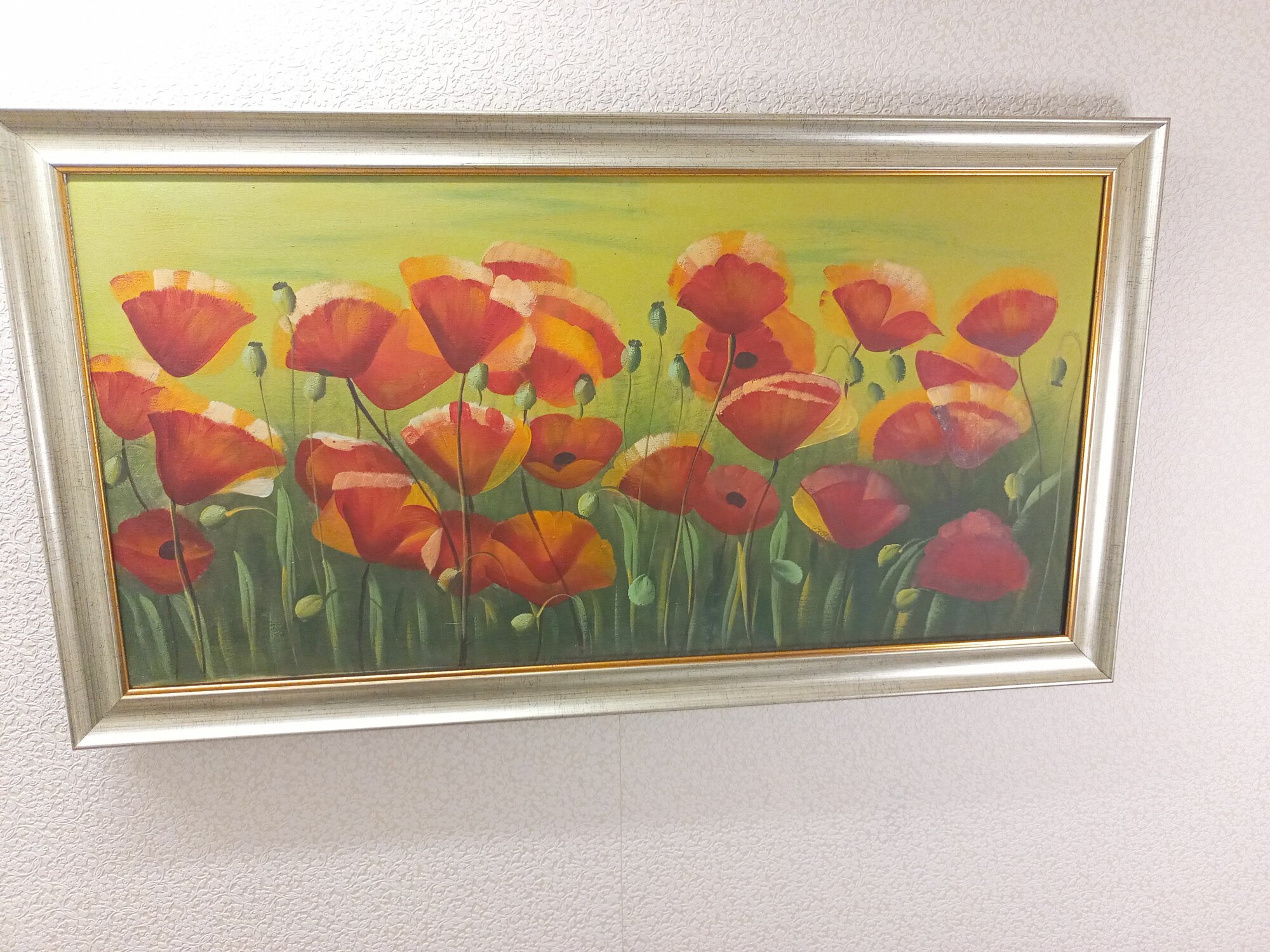 Картина маслом Маки