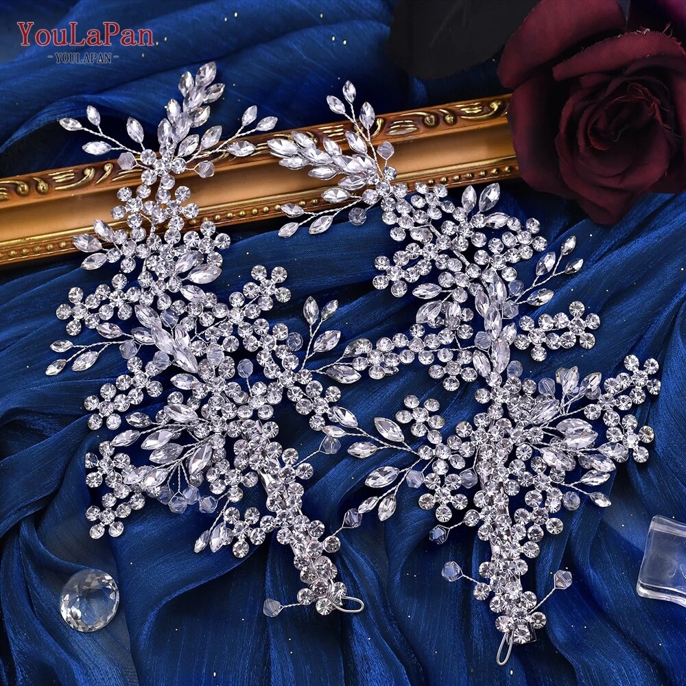 Свадебные заколки из кристаллов, S-Two pieces