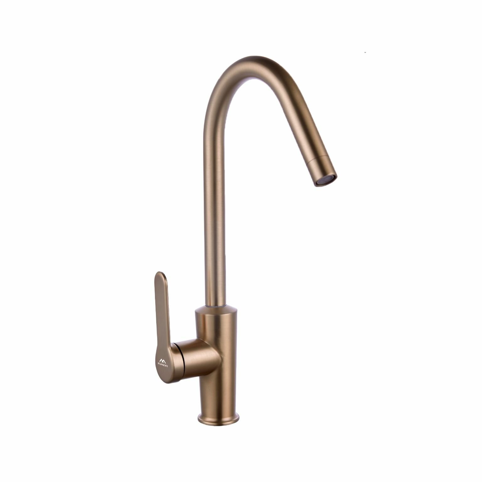 Смеситель для кухни, бронза, сталь