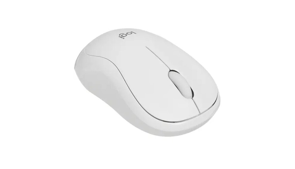 Мышь Logitech Wireless Mouse M240 SILENT - White — фото 1