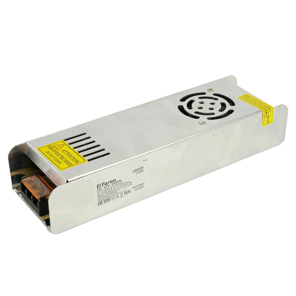 Трансформатор электронный для светодиодной ленты 350W 12V (драйвер), FERON LB009 21499